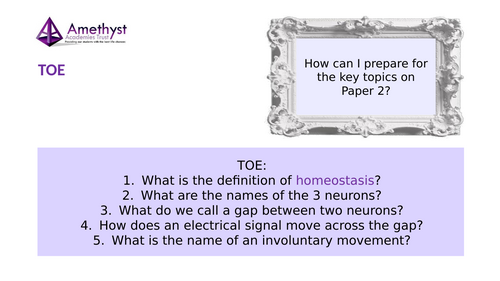 AQA Combined Science Biology Paper 2 Revision | Teaching Resources
