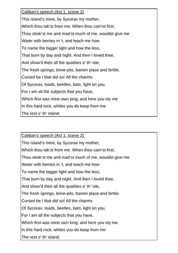 Shakespeare's Heroes & Villains KS3 SoW | Teaching Resources