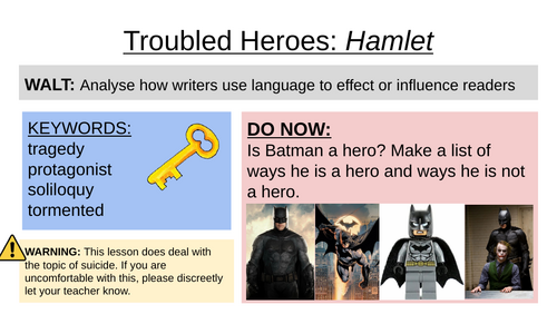 Shakespeare's Heroes & Villains KS3 SoW | Teaching Resources