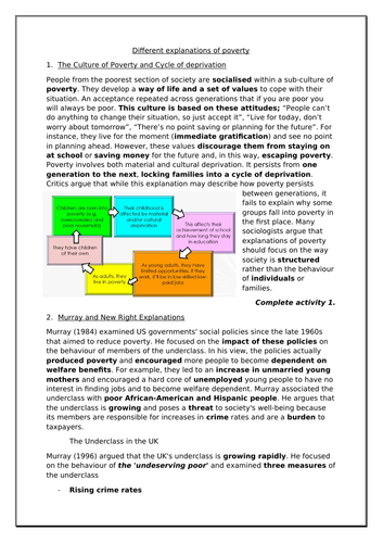 GCSE Sociology AQA Social Stratification Unit | Teaching Resources