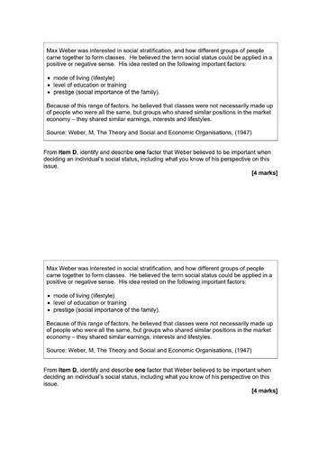 GCSE Sociology AQA Social Stratification Unit | Teaching Resources