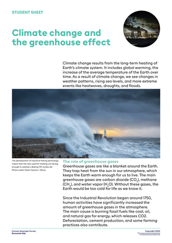 Factors & evidence for climate change KS3 Science | Teaching Resources