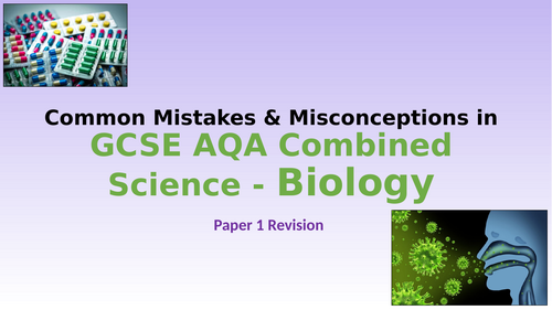 *BUNDLE* GCSE AQA Trilogy Combined Science Biology Paper 1 and Paper 2 Revision Lessons ...