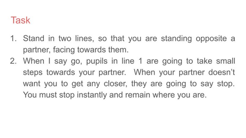 Consent and Personal Space | Teaching Resources