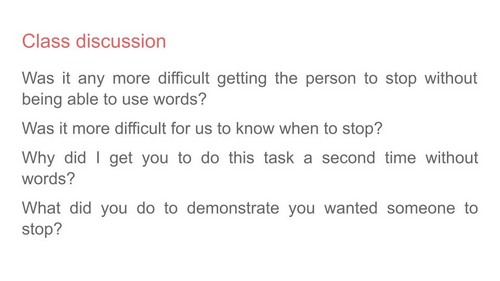 Consent and Personal Space | Teaching Resources