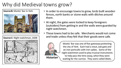 Life in a Medieval Town | Teaching Resources