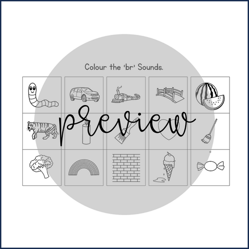 Colour the BR Sounds – Fun Phonics Activities for Kids | Teaching Resources