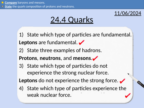 OCR A level Physics: Particle Physics | Teaching Resources