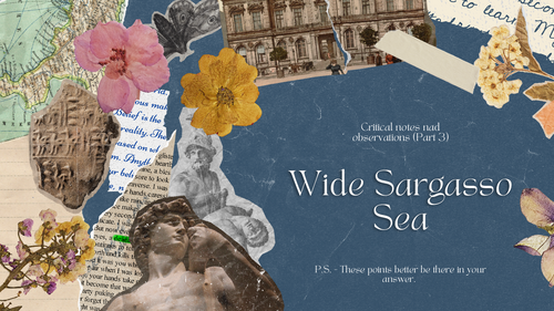 Wide Sargasso Sea - IBDP LangLit Novel Study PPT Bundle/printable class ...