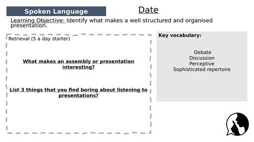 Introduction To Spoken Language Endorsement Aqa Gcse Teaching Resources