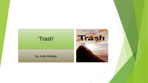 'Trash' by Andy Mulligan | Teaching Resources