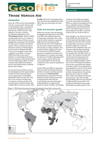 IBDP Geography Global networks and Flows student booklet - paper 3 HL ...