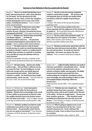 2N Revolution and dictatorship: Russia, 1917–1953 Tsar Nicholas II ...