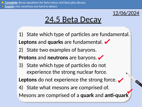 OCR A level Physics: Particle Physics | Teaching Resources