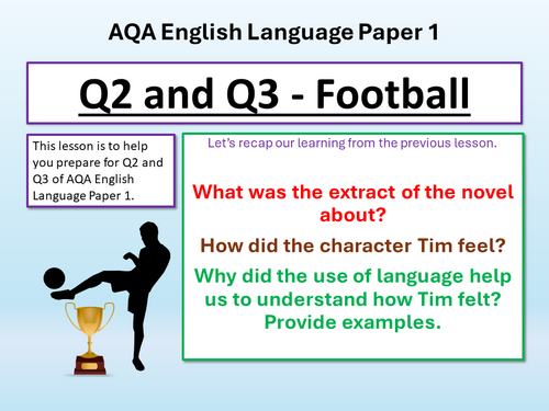 Euros 2024 English Language Paper 1 | Teaching Resources