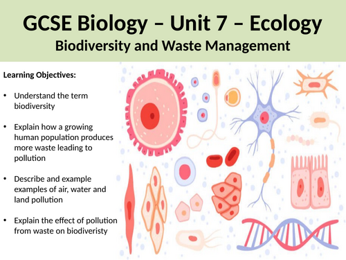 GCSE Biology - Biodiversity and Waste Management | Teaching Resources
