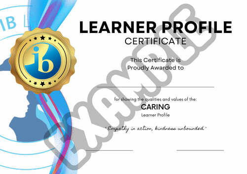 IB Learner Profile Certificates - White, Sky Blue & Purple | Teaching ...