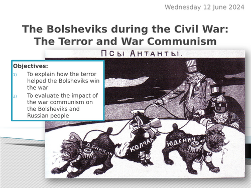 2N Revolution and dictatorship: Russia, 1917–1953 Red Terror | Teaching ...