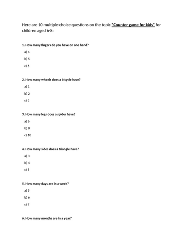 PowerPoint Interactive Counting Game | Teaching Resources