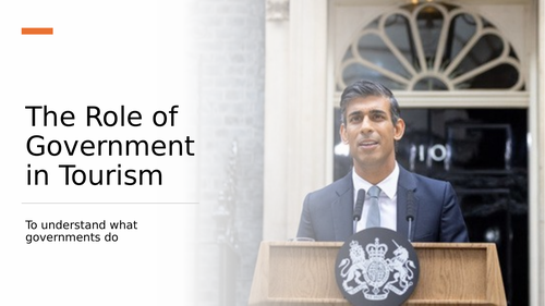The Role of Government in Tourism | Teaching Resources