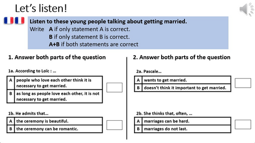 Topic1- Identity and Relationships with others- French GCSE | Teaching ...
