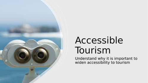 Accessible tourism | Teaching Resources