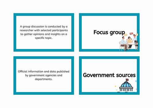 IGCSE Business Unit 3.2: Market research | Teaching Resources