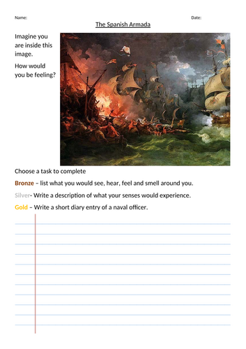 KS 2/3 Spanish Armada - war at sea | Teaching Resources