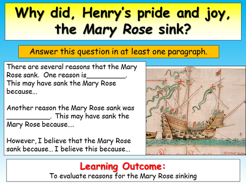 Why did the Mary Rose sink? | Teaching Resources