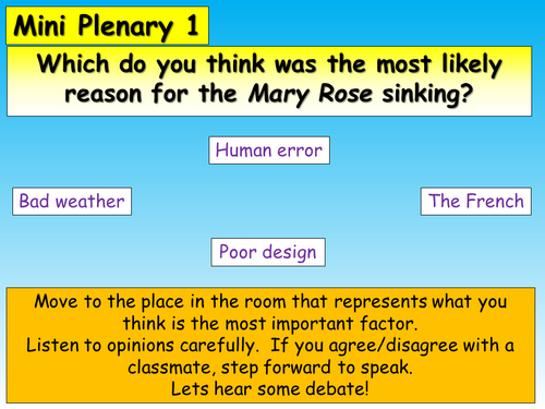 Why did the Mary Rose sink? | Teaching Resources