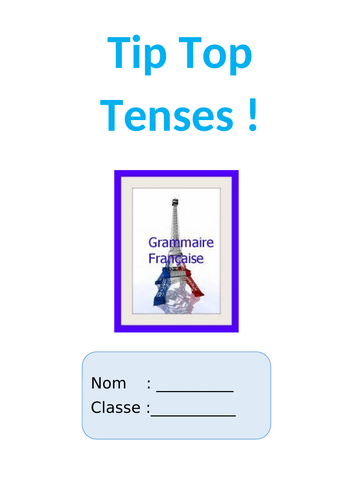 Tenses GCSE French booklet | Teaching Resources