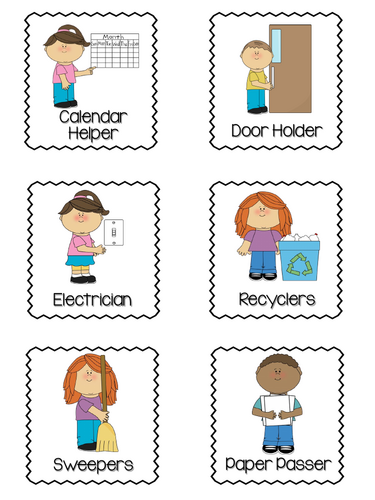 Classroom Jobs | Teaching Resources