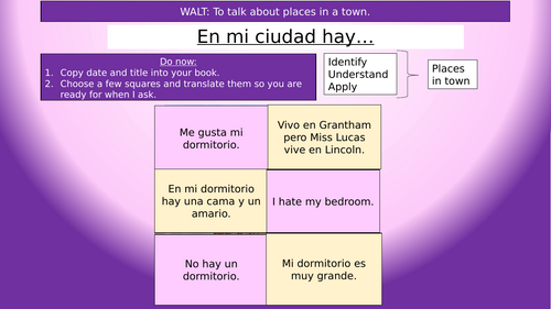 Mi ciudad - Spanish lessons | Teaching Resources