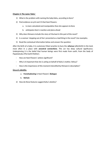 The Whale Rider - Full Scheme of Work | Teaching Resources