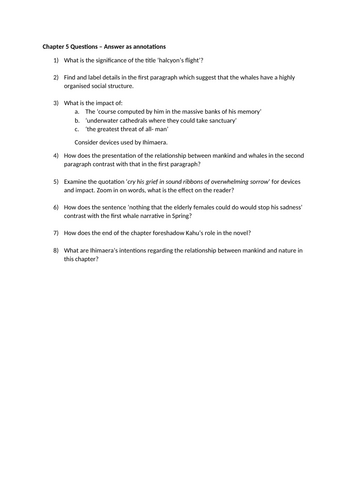 The Whale Rider - Full Scheme of Work | Teaching Resources