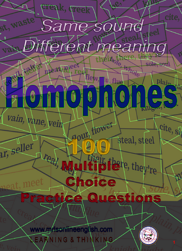 Homophones Booklet | Teaching Resources