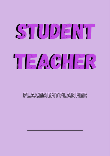 Student Teacher Planner Bundle | Teaching Resources