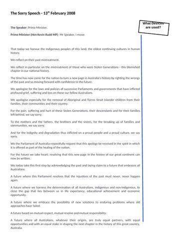 The Sorry Speech_Kevin Rudd and Stan Grant's Racism is Destroying the ...