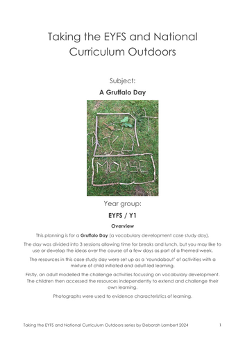 Gruffalo Day | Teaching Resources