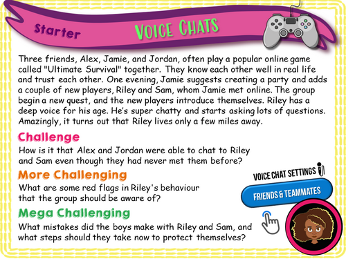Bullying, Online Gaming and Group Chats | Teaching Resources