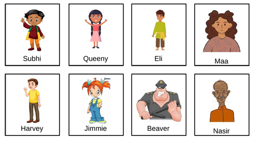 The Bone Sparrow - Character and Theme Picture Cards - Zana Fraillon ...