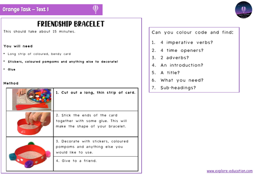 KS2 Instructions Writing Unit: 10 Outstanding Lessons | Teaching Resources