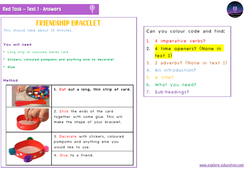 KS2 Instructions Writing Unit: 10 Outstanding Lessons | Teaching Resources
