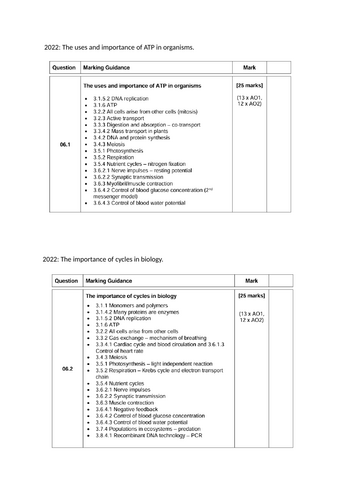 AQA A Level Biology Paper 3 Essay Titles and Relevant Topics | Teaching ... AQA A Level Biology Paper 3 Essay Titles and Relevant Topics | Teaching ...