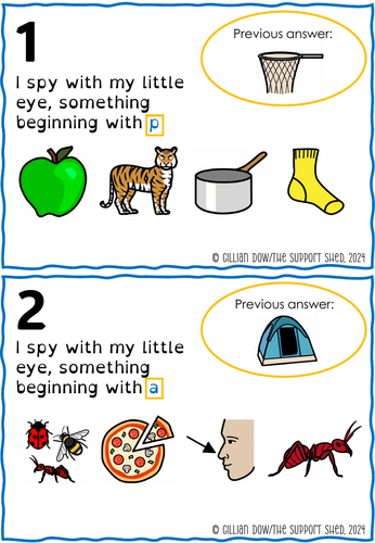 Phonics Phase 2 SATIPN I Spy Scavenger Hunt | Teaching Resources