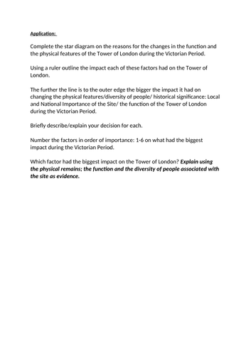 Tower of London - OCR Site Study - Victorians | Teaching Resources