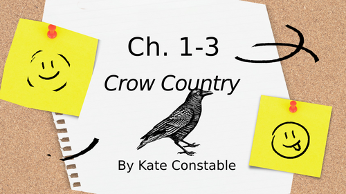Crow Country by Kate Constable CH 1-3 Novel Study | Teaching Resources