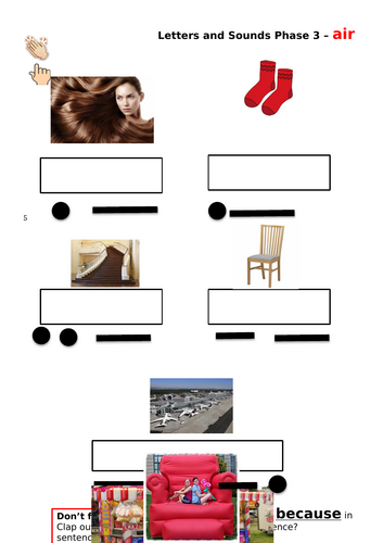 Phonics Phase 3 Worksheet | Teaching Resources