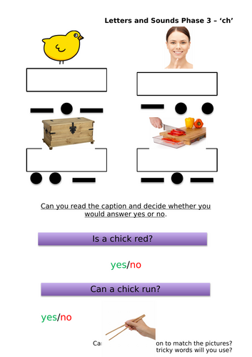 Phonics Phase 3 Worksheet | Teaching Resources