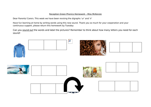 Phonics Phase 3 Worksheet | Teaching Resources
